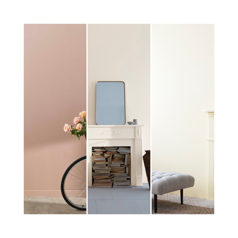 OCTOBER MIST Benjamin Moore Color Palette White Dove BM - Etsy