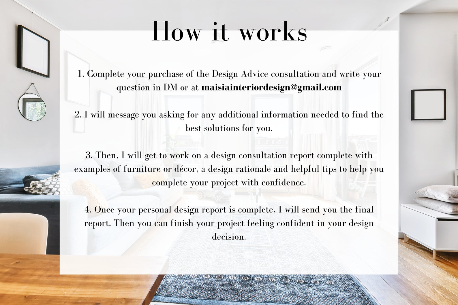 INTERIOR DESIGN ADVICE for Your Home Online Interior Design - Etsy