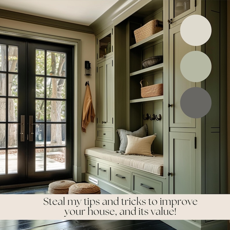 OCTOBER MIST Benjamin Moore Color Palette Coordinating Color Palette ...