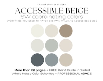 Sherwin Williams Accessible Beige Color Palette Accessible Beige Color ...