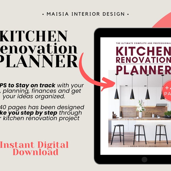 Remodel Planner - Etsy