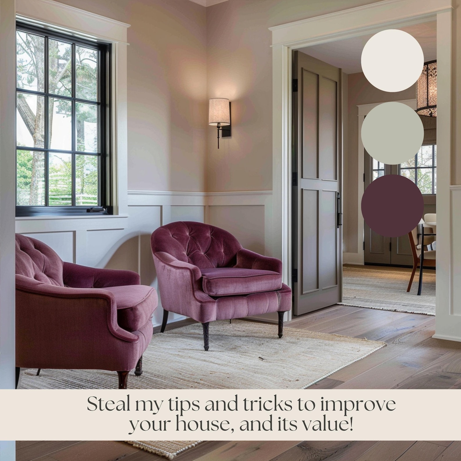 ENGLISH COTTAGE Color Idea Whole House Paint Palette Sherwin Williams ...