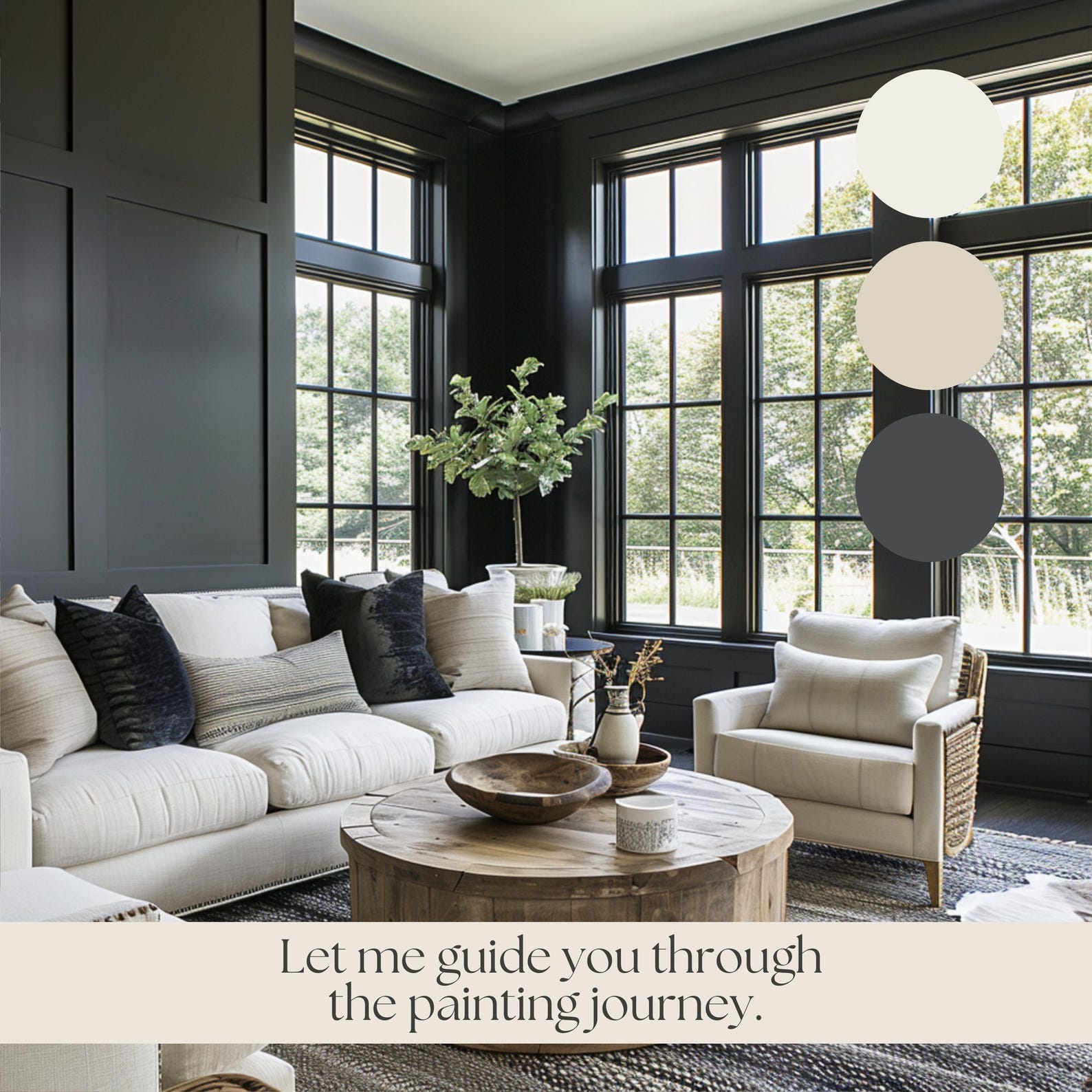 EDGECOMB GRAY Benjamin Moore Color Palette Whole House Color Palette ...