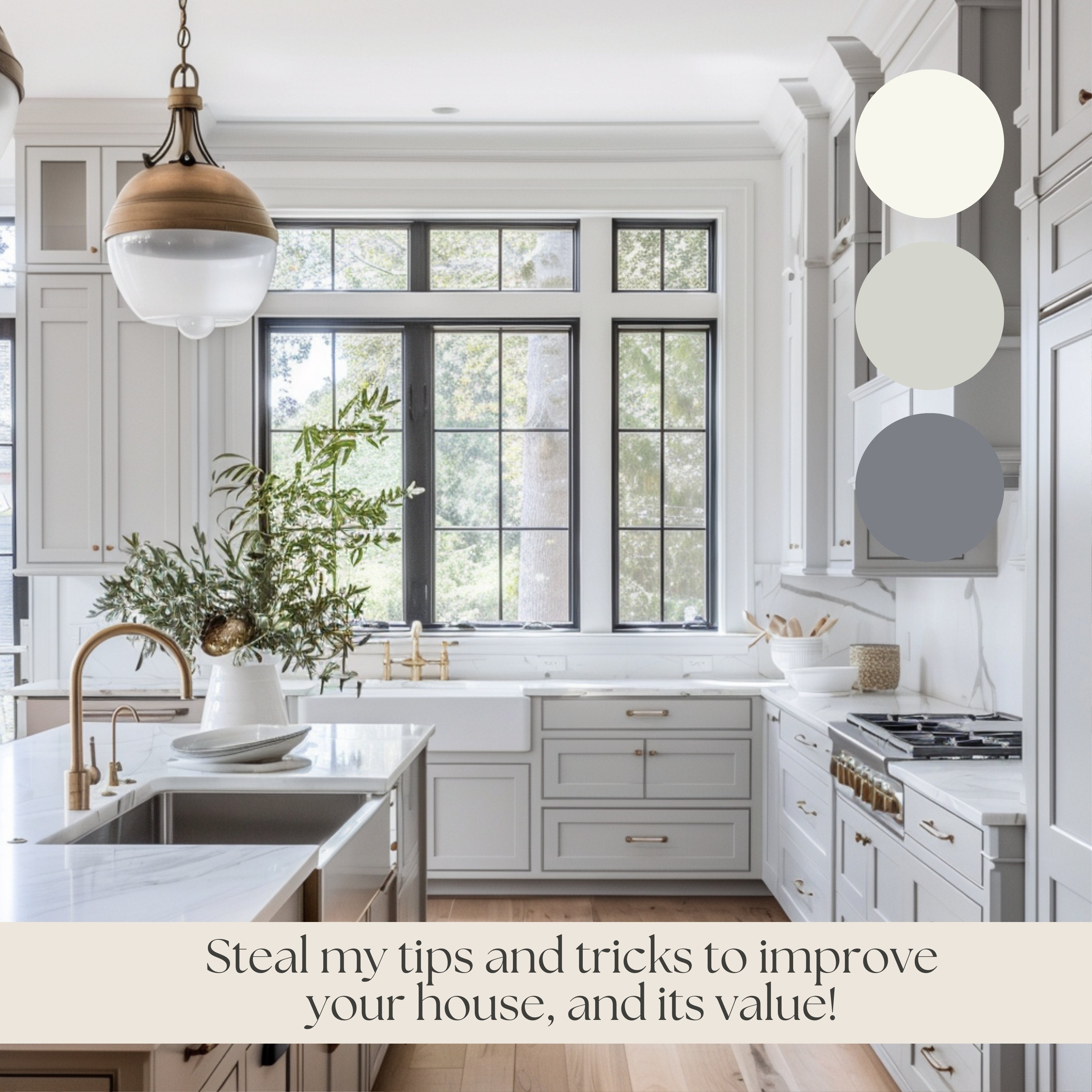 MINIMALIST Color Scheme Whole House Paint Palette Benjamin Moore Color ...