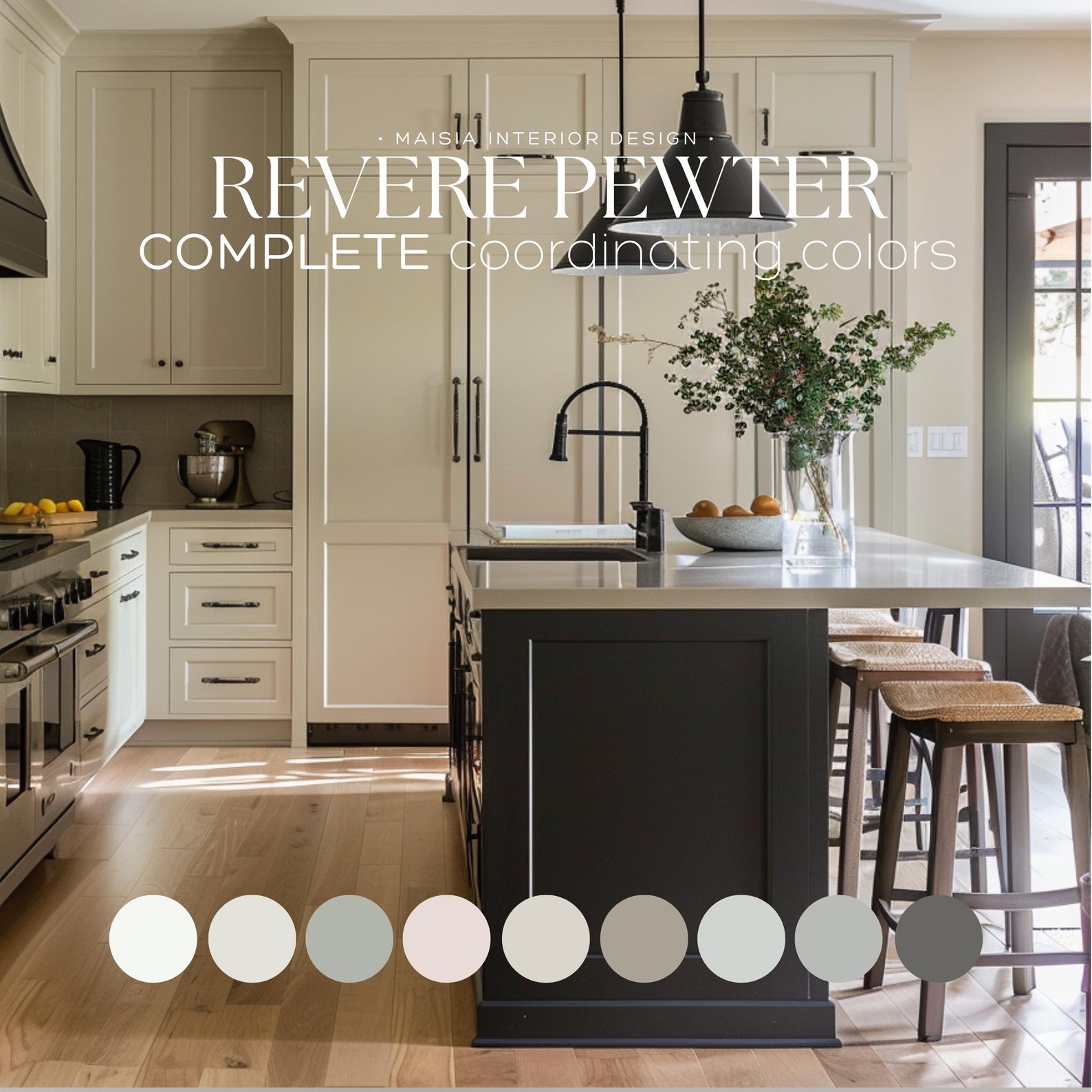REVERE PEWTER Benjamin Moore Color Palette Paint Color Palette Revere ...