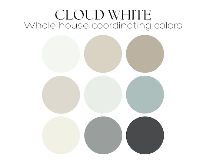 Benjamin Moore Morning Dew Palette, Fresh Color Palette, Bestselling ...