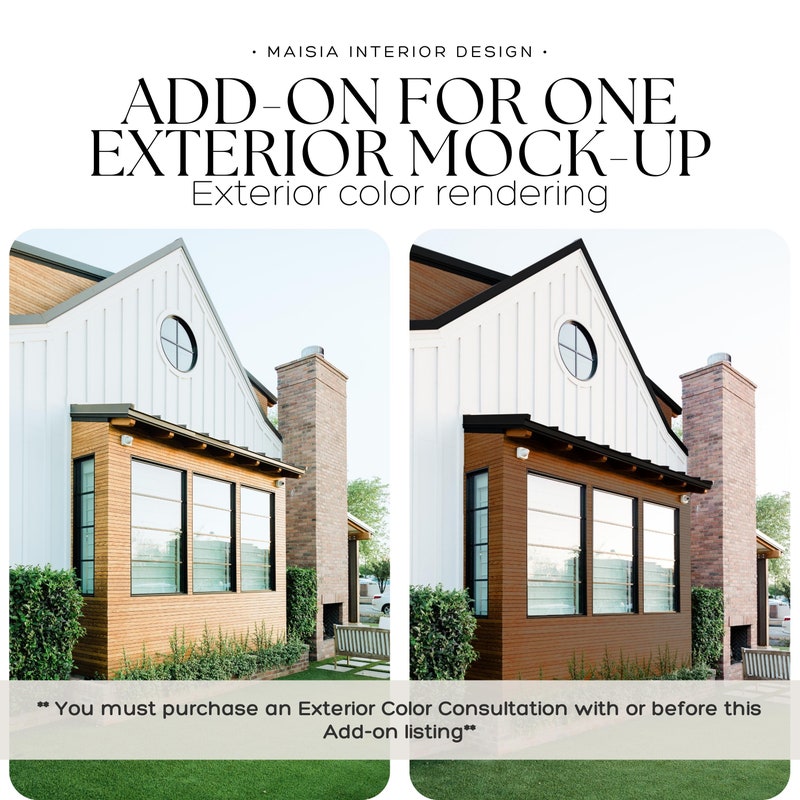 Rendering Front of House - Etsy