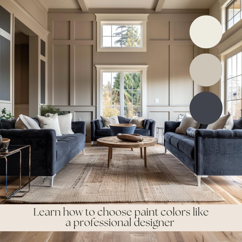 BALBOA MIST Benjamin Moore Color Palette Whole House Paint Palette ...