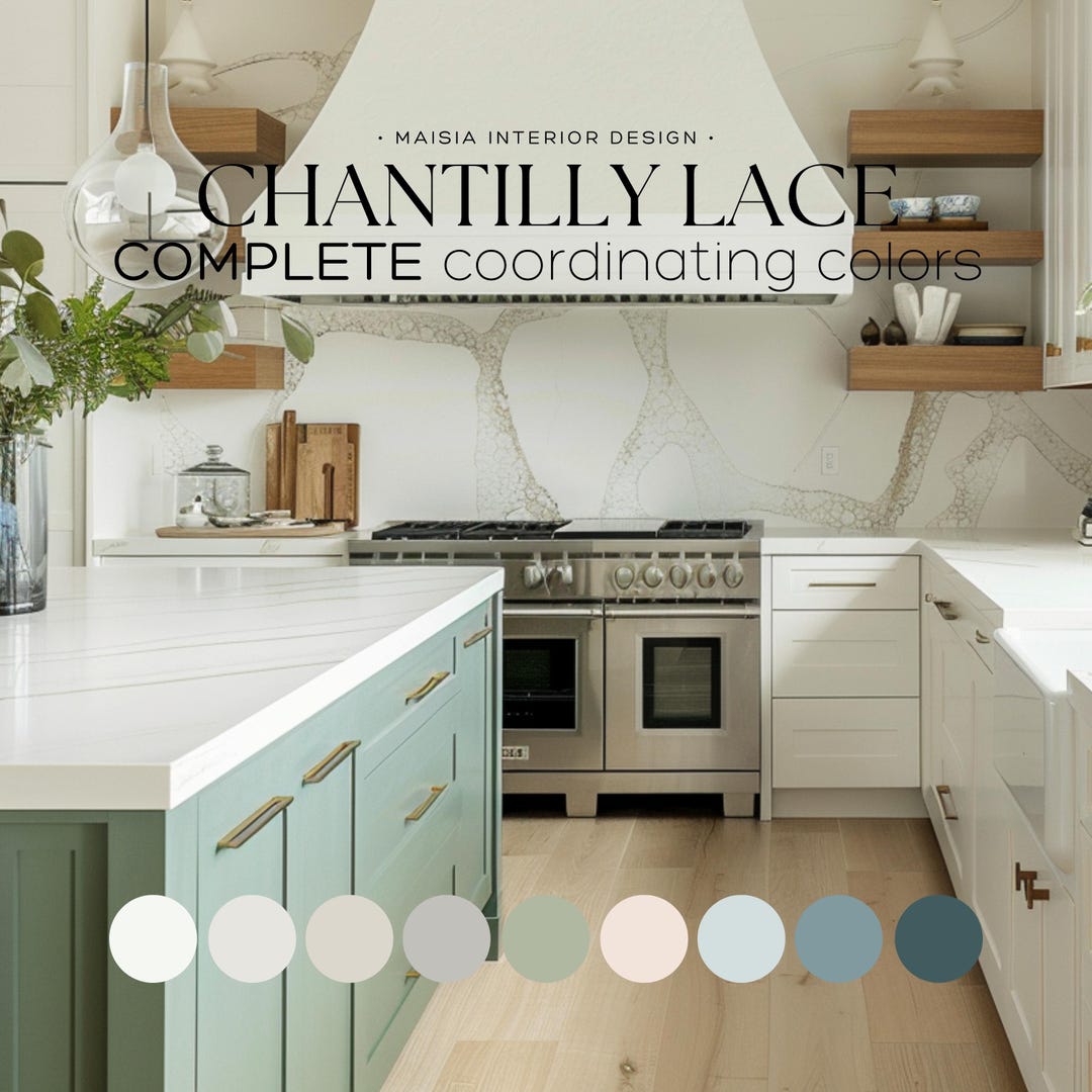 CHANTILLY LACE Color Benjamin Moore Color Palette Complementary Colors ...