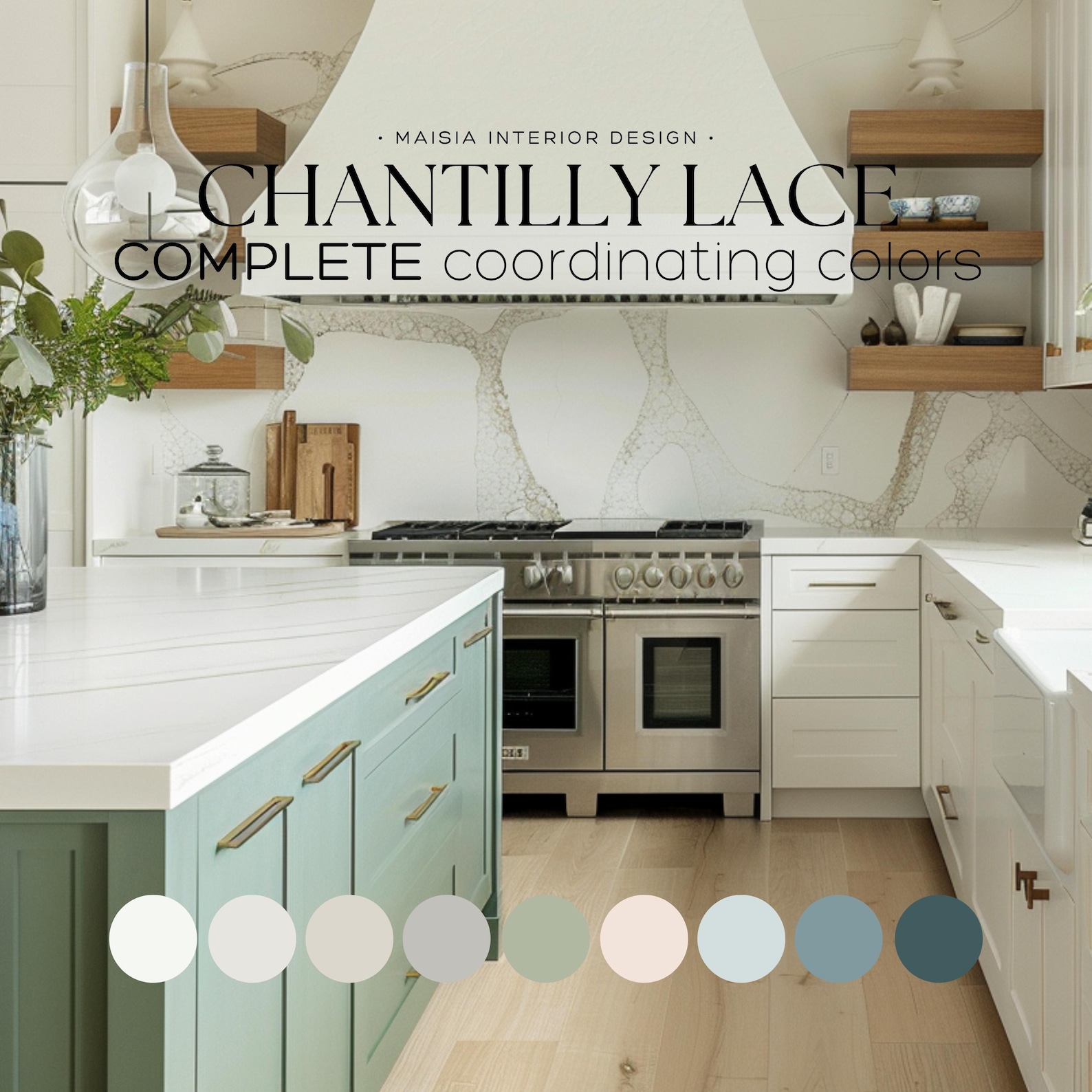 CHANTILLY LACE Color Benjamin Moore Color Palette Complementary Colors ...