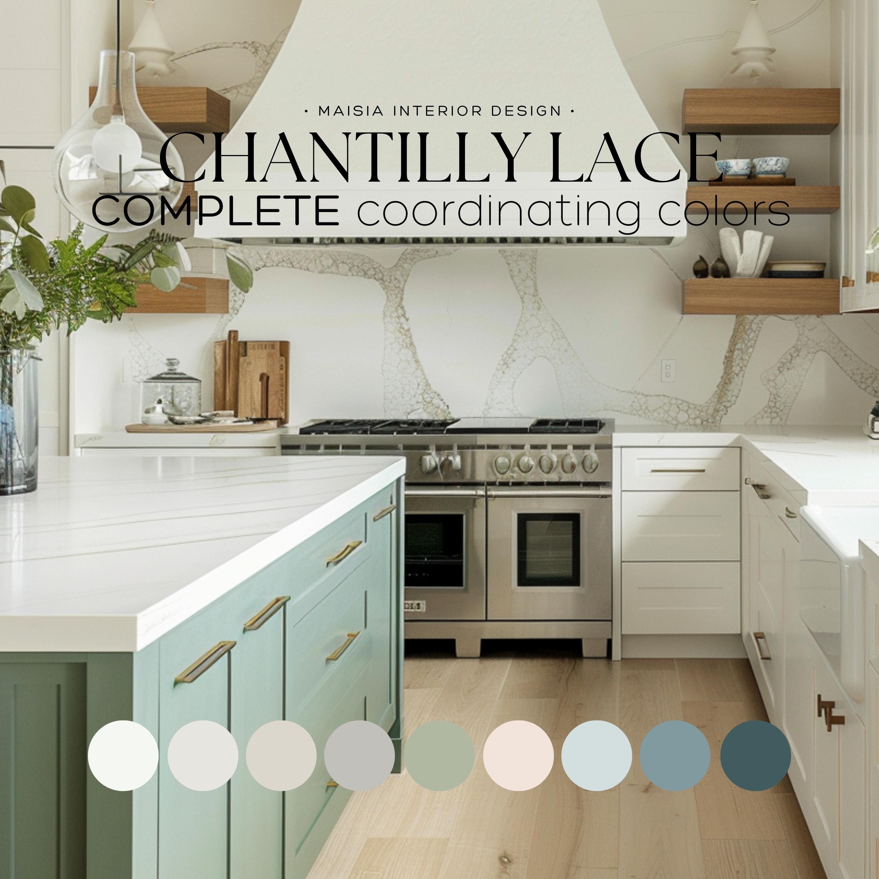 CHANTILLY LACE Color Benjamin Moore Color Palette Complementary Colors ...