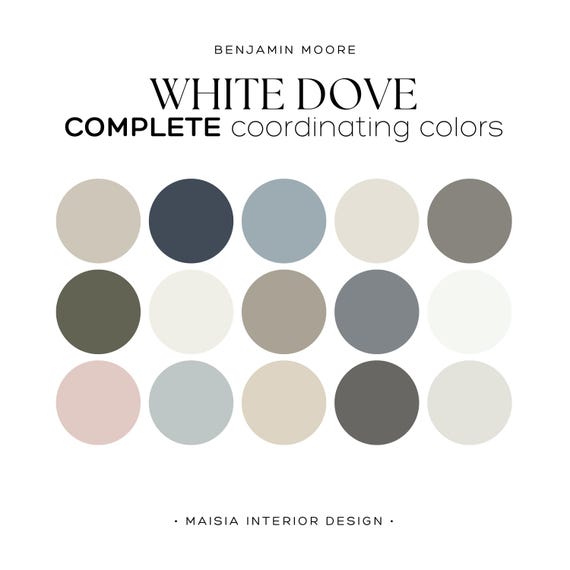 Benjamin moore colour palette store
