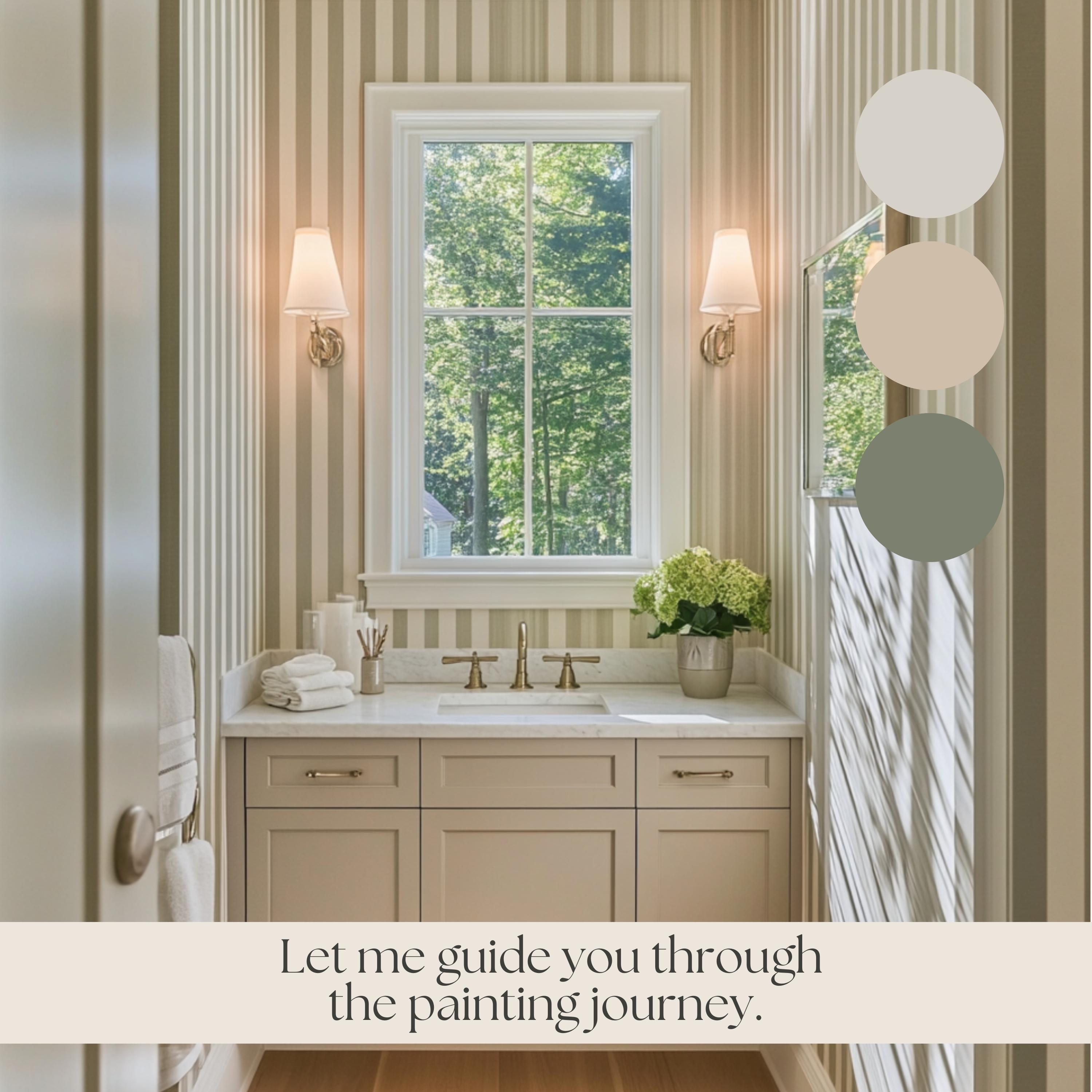 RAIN CLOUD Sherwin Williams Color Palette of the Year 2025 Whole House ...