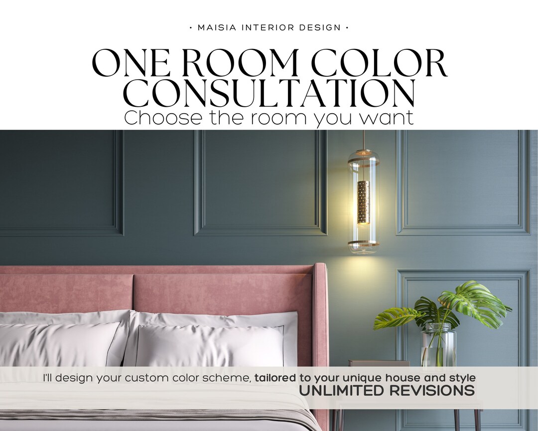 PAINT COLOR CONSULTATION Room Color Consultation Custom Color Palette ...