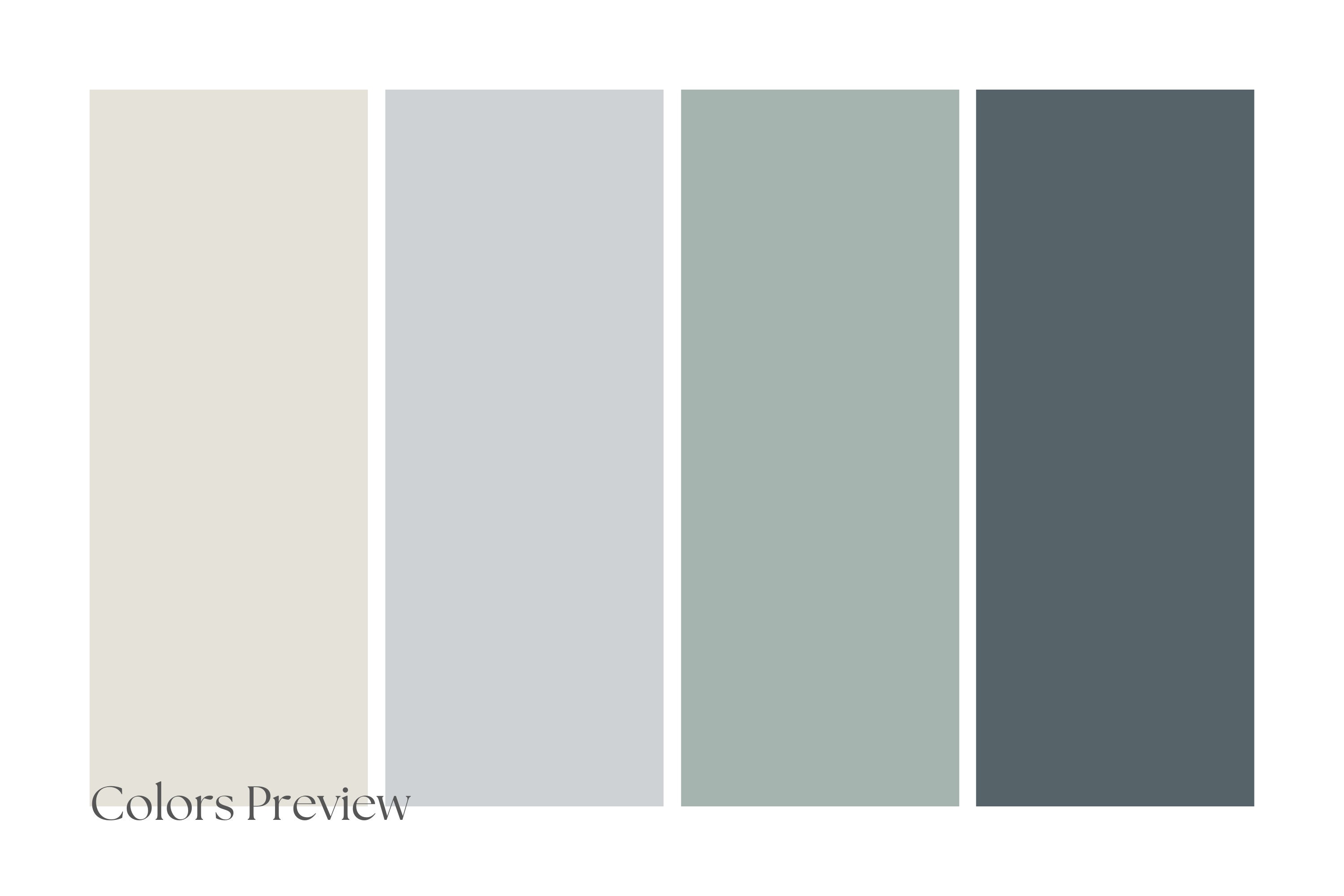 Sherwin Williams ALABASTER Color Palette Modern Farmhouse - Etsy
