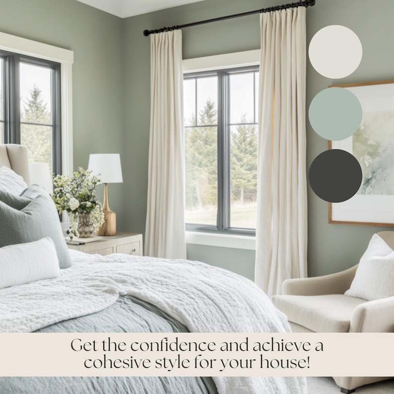 SNOWBOUND Sherwin Williams Color Palette of the Year 2025 Whole House ...