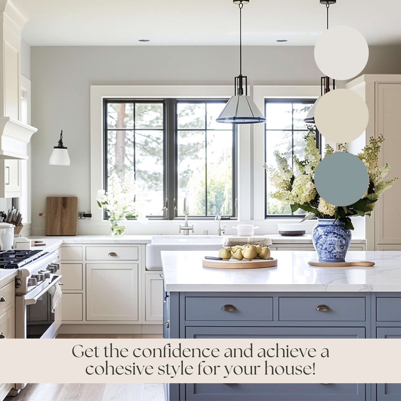 EDGECOMB GRAY Benjamin Moore Color Palette Whole House Color Palette ...