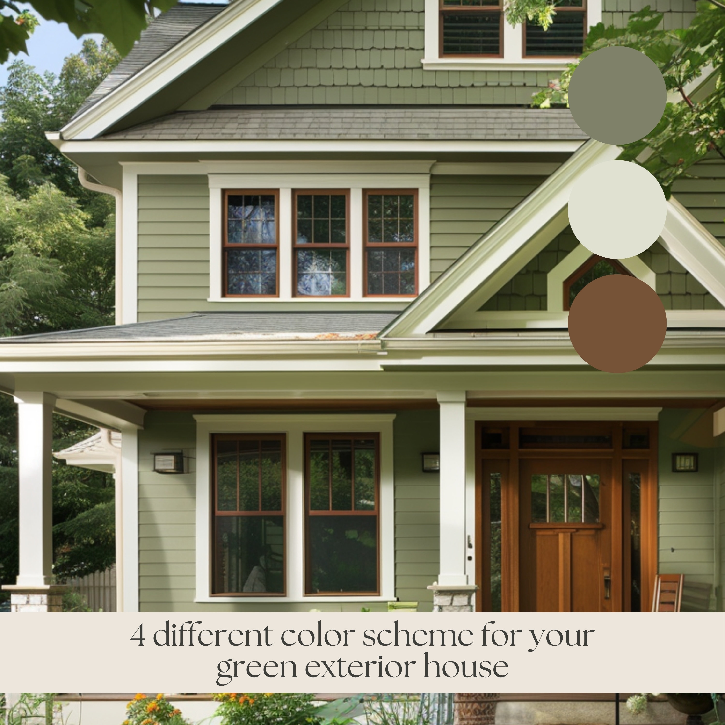 Green EXTERIOR House Paint Exterior Color Scheme Paint Color Sherwin ...