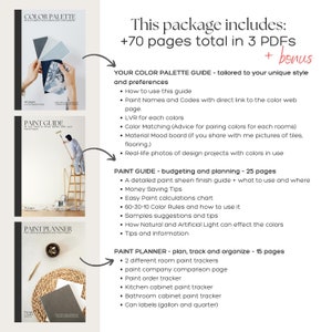 PAINT COLOR CONSULTATION Interior Paint Color Palette Consultation ...