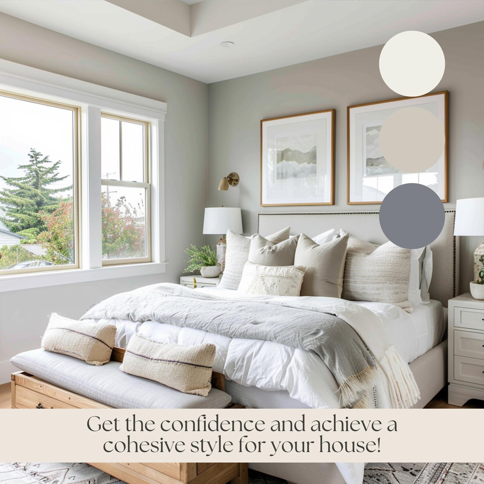 Gray Owl Coordinating Color Idea Whole House Paint Palette Benjamin ...
