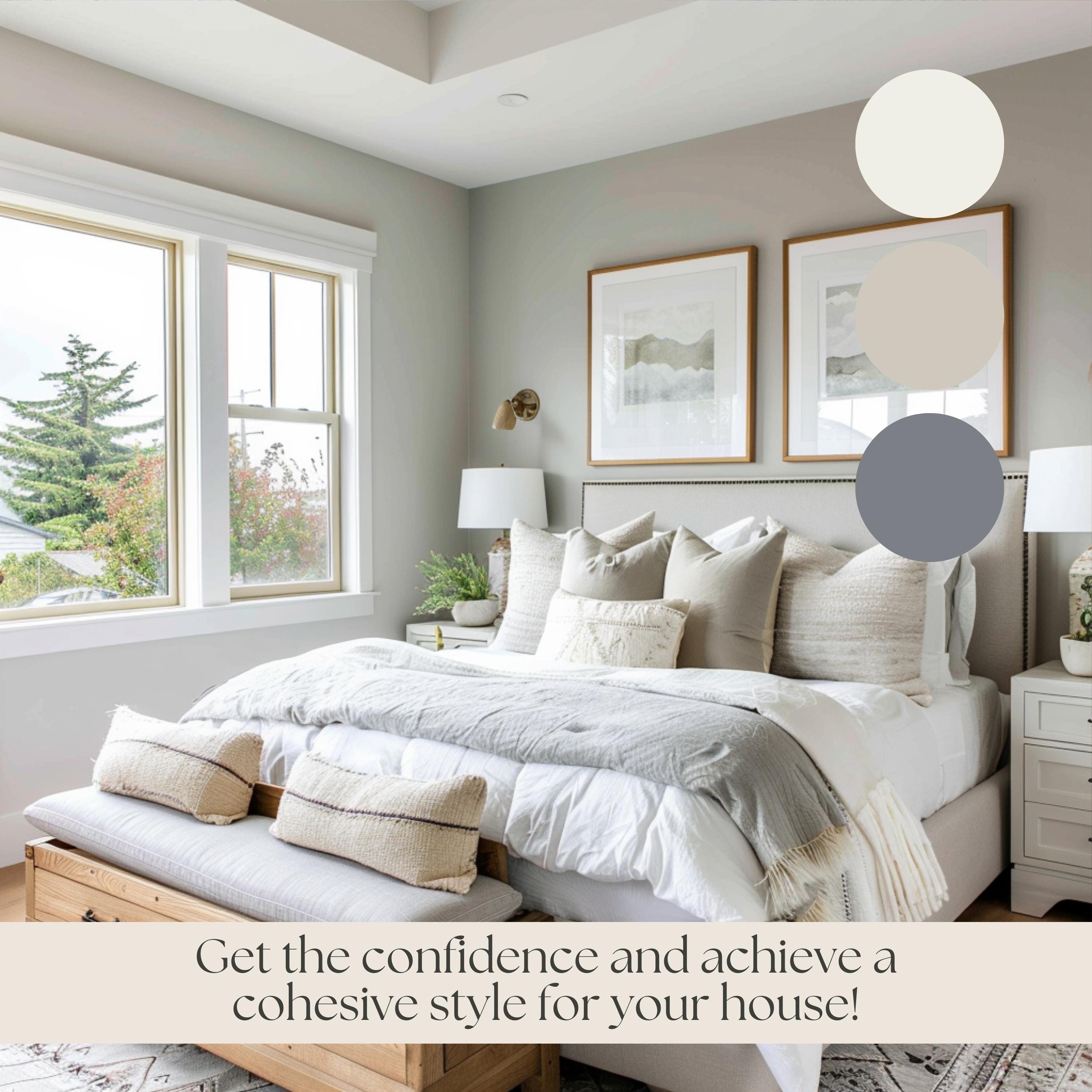 Gray Owl Coordinating Color Idea Whole House Paint Palette Benjamin ...