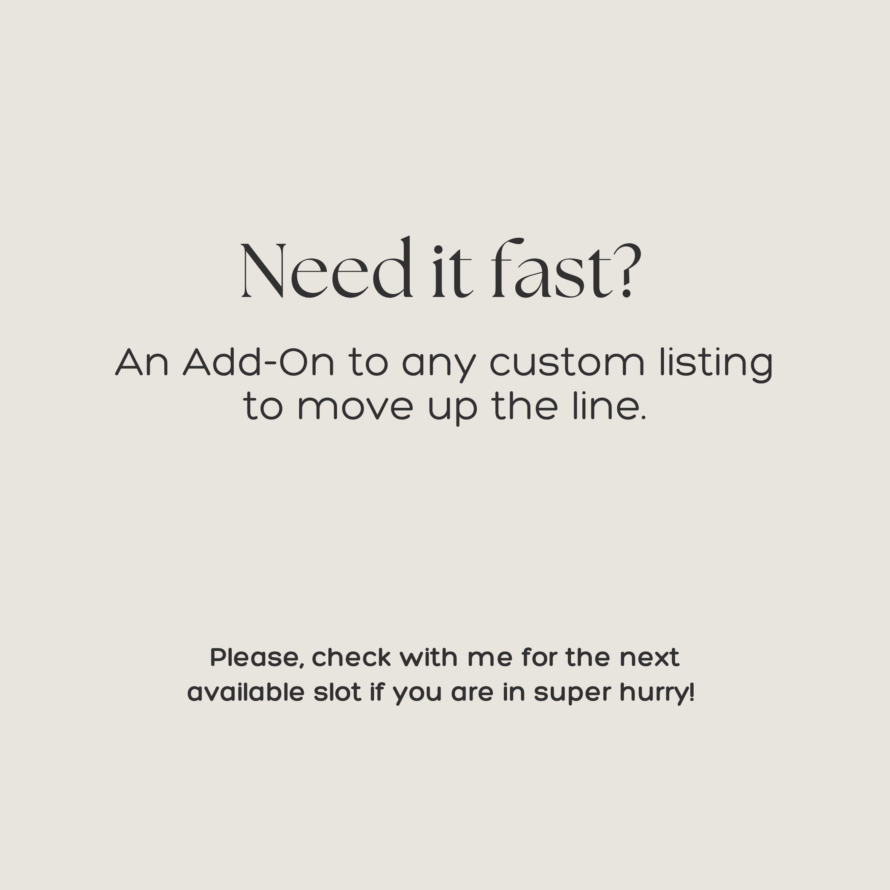 RUSH FEE - Expedite Your Project - Etsy