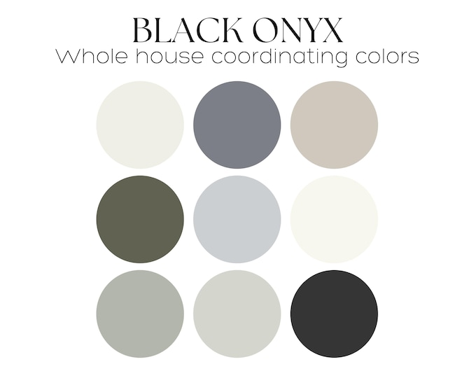Benjamin Moore COLLINGWOOD Color Palette | Collingwood Gray ...