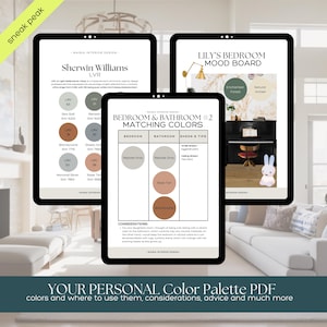 PAINT COLOR CONSULTATION Interior Paint Color Palette Consultation ...