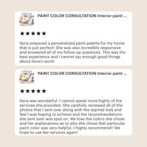 PAINT COLOR CONSULTATION Interior Paint Color Palette Consultation ...