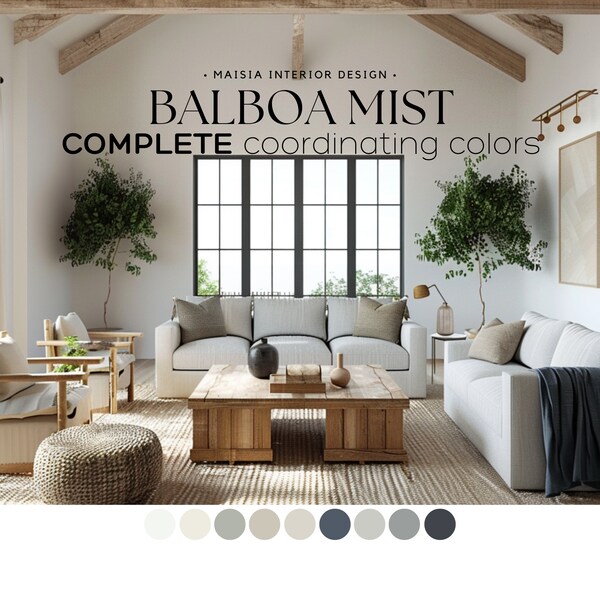 Blue Gray Paint Colors - Etsy