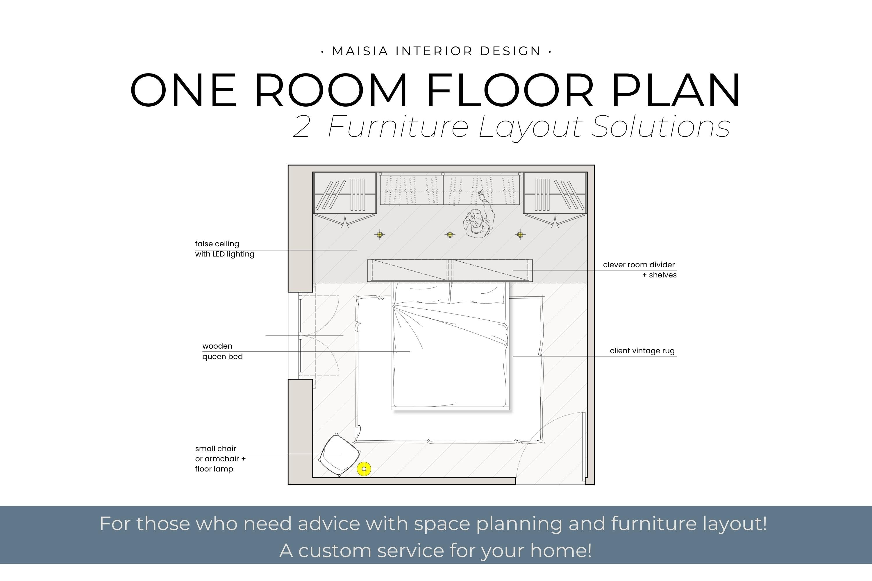 Single Room Design Plan