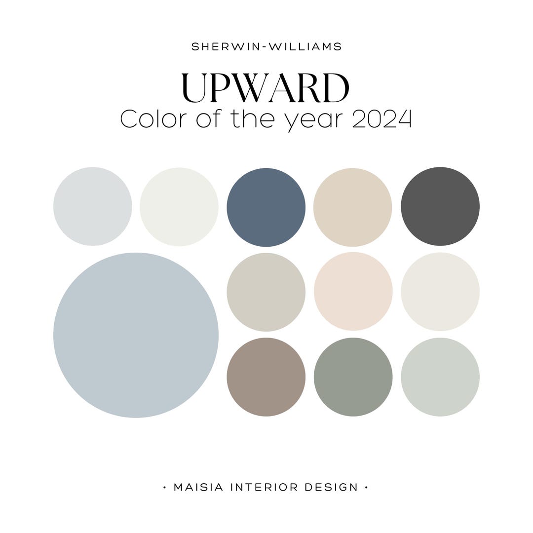 Color of the Year 2024 UPWARD Sherwin Williams, Whole House Color ...