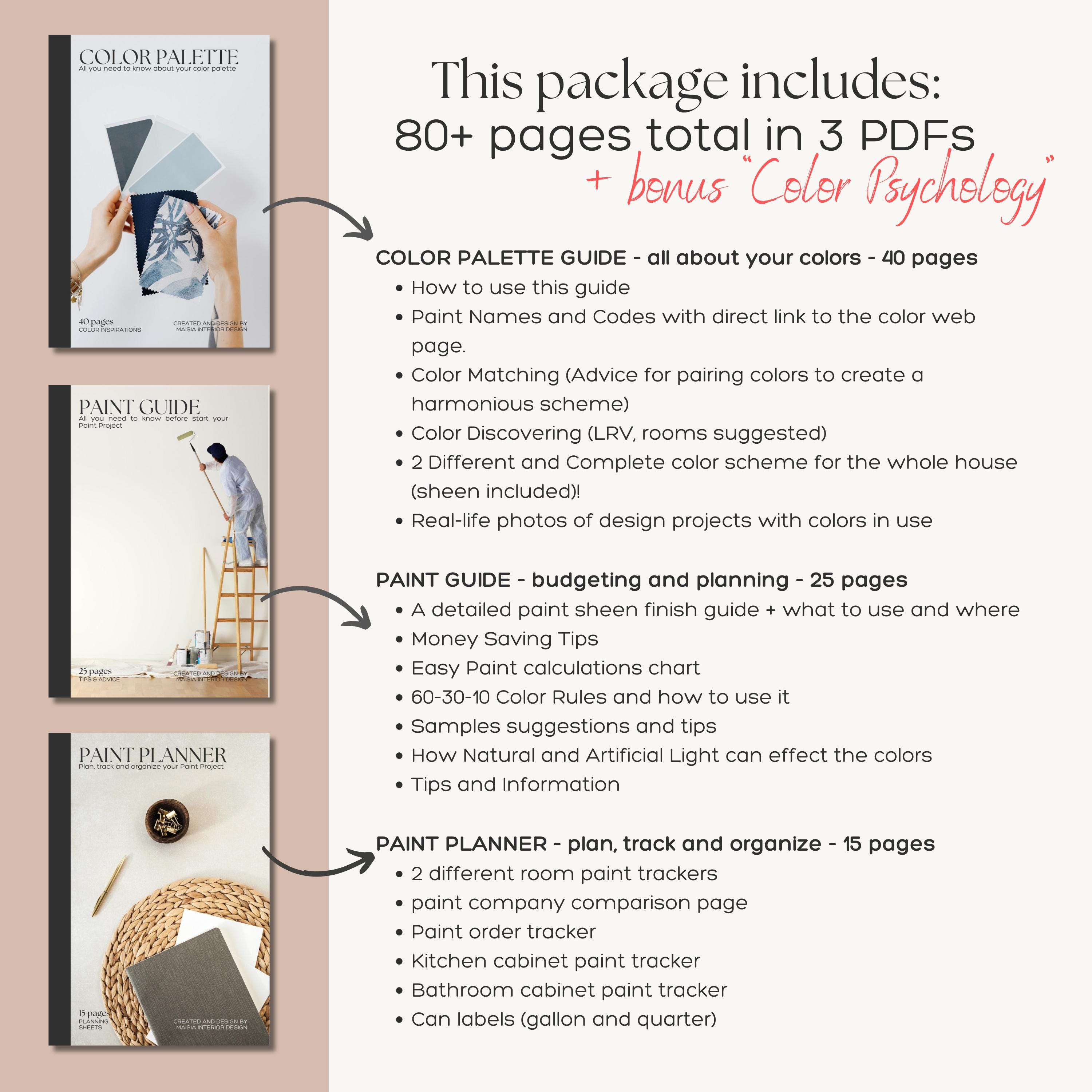 PASHMINA Benjamin Moore Color Palette Whole House Paint Palette Warm ...