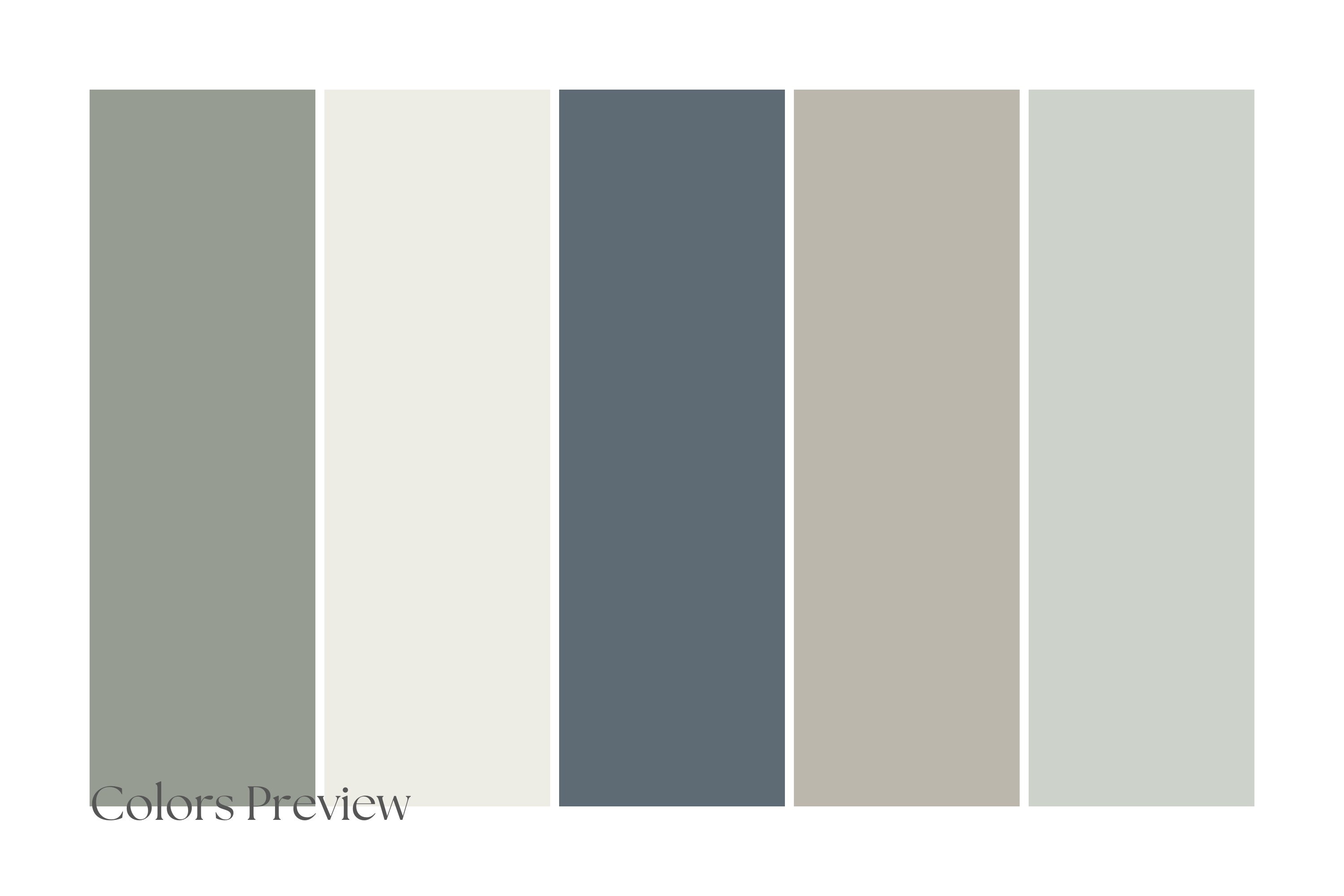 Sherwin Williams TRANSITIONAL Color Scheme Whole House Color - Etsy UK