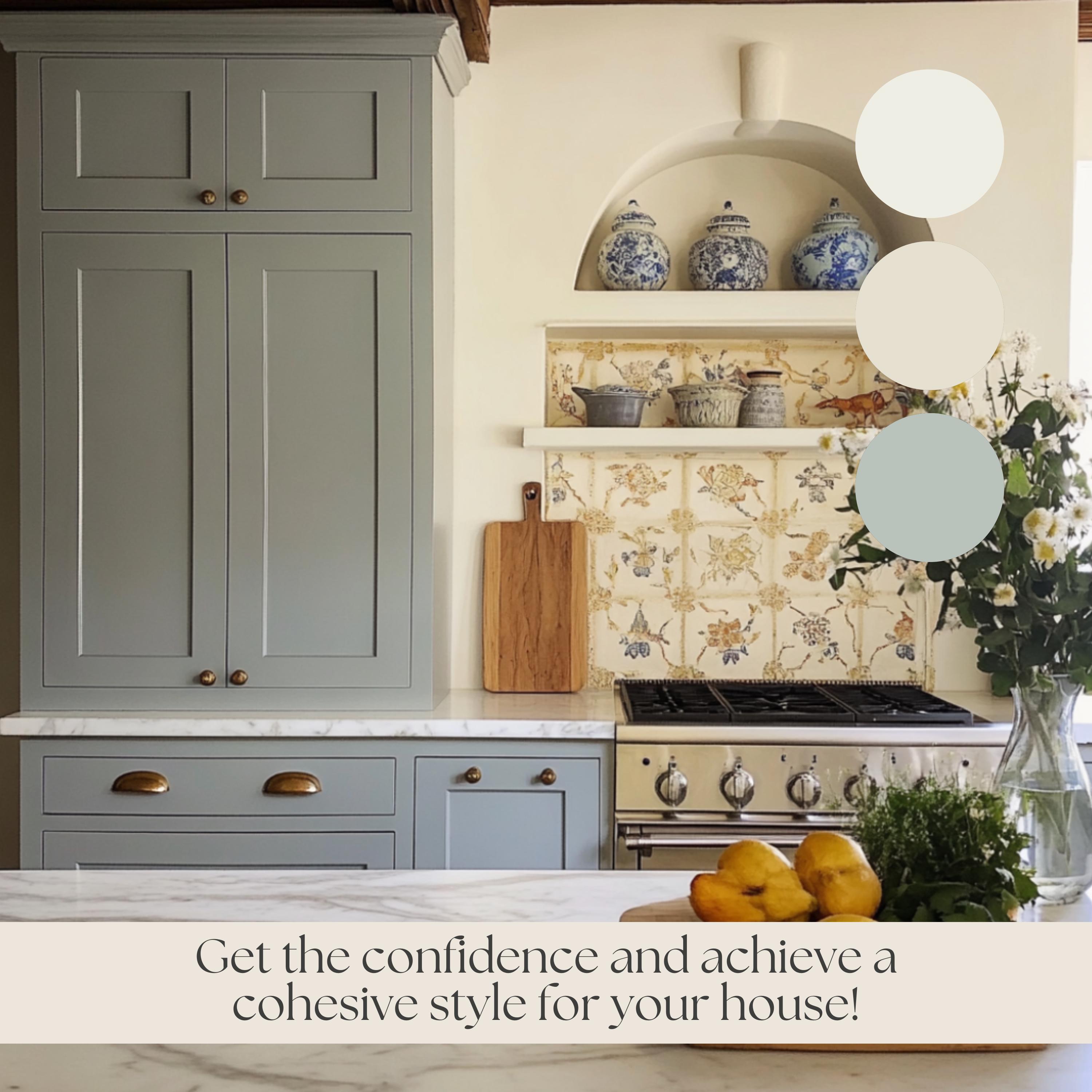 PASHMINA Benjamin Moore Color Palette Whole House Paint Palette Warm ...