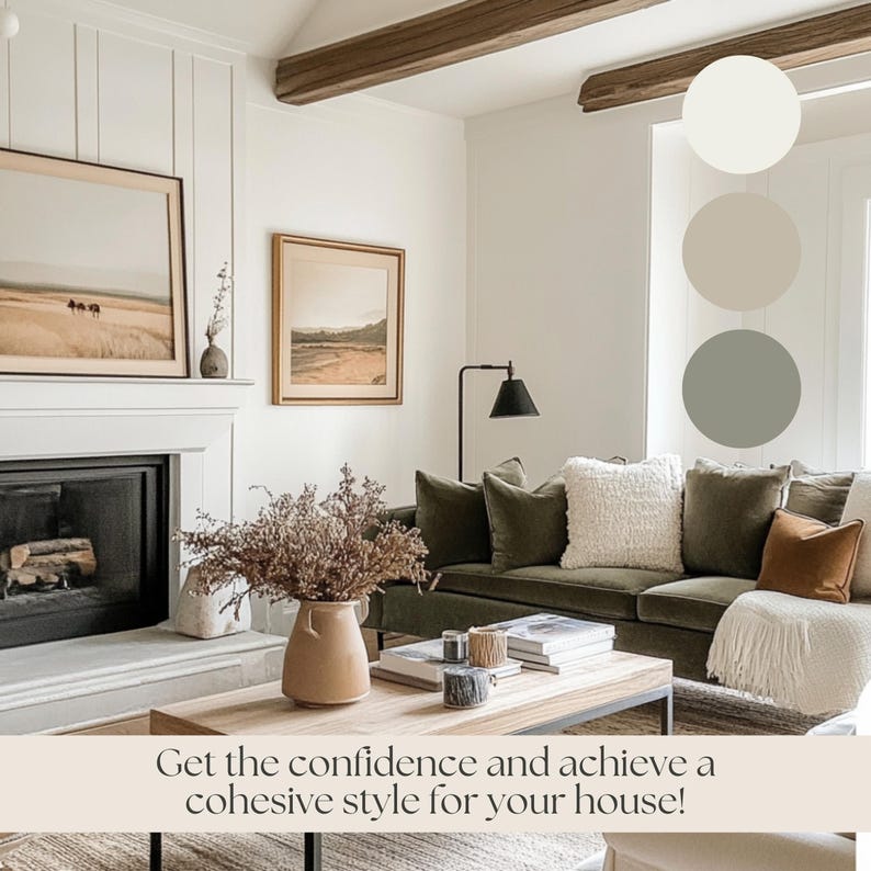 Earthy Natural Benjamin Moore Color Palette Whole House Paint Color ...