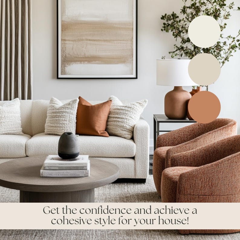 Earthy Tones Benjamin Moore Color Palette for Home Interiors Warm ...