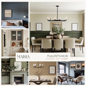 Sherwin Williams Color Palette of the Year 2025 Peaceful Neutral Color ...
