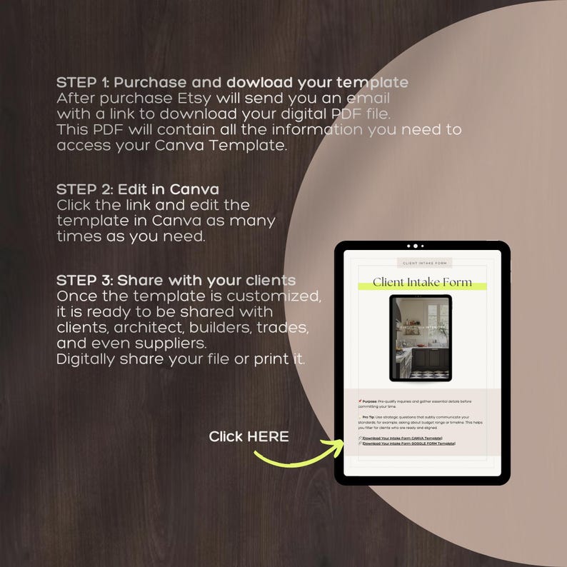Interior Designer Client Onboarding System Client Intake Form Fee ...