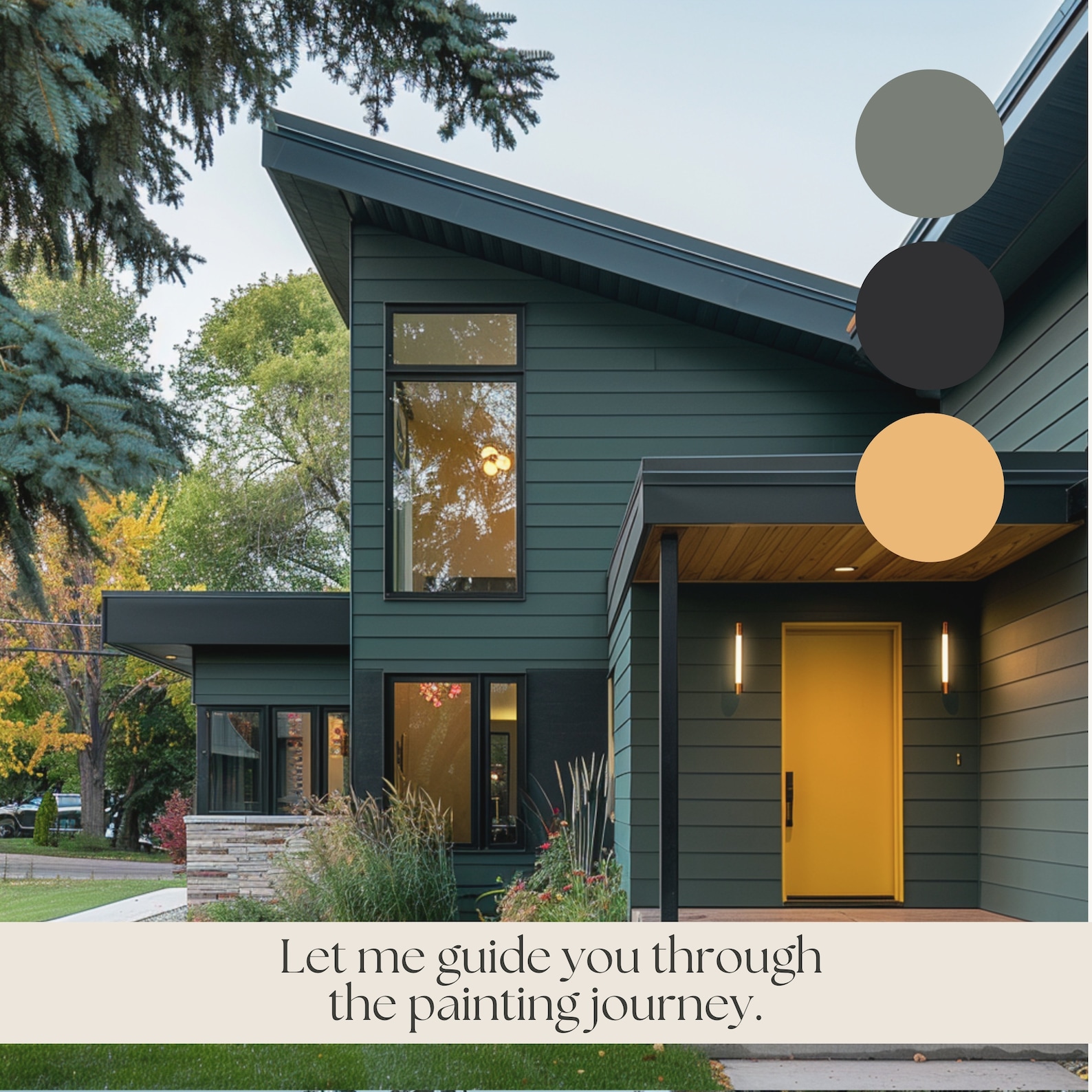 Green EXTERIOR House Paint Exterior Color Scheme Paint Color Sherwin ...