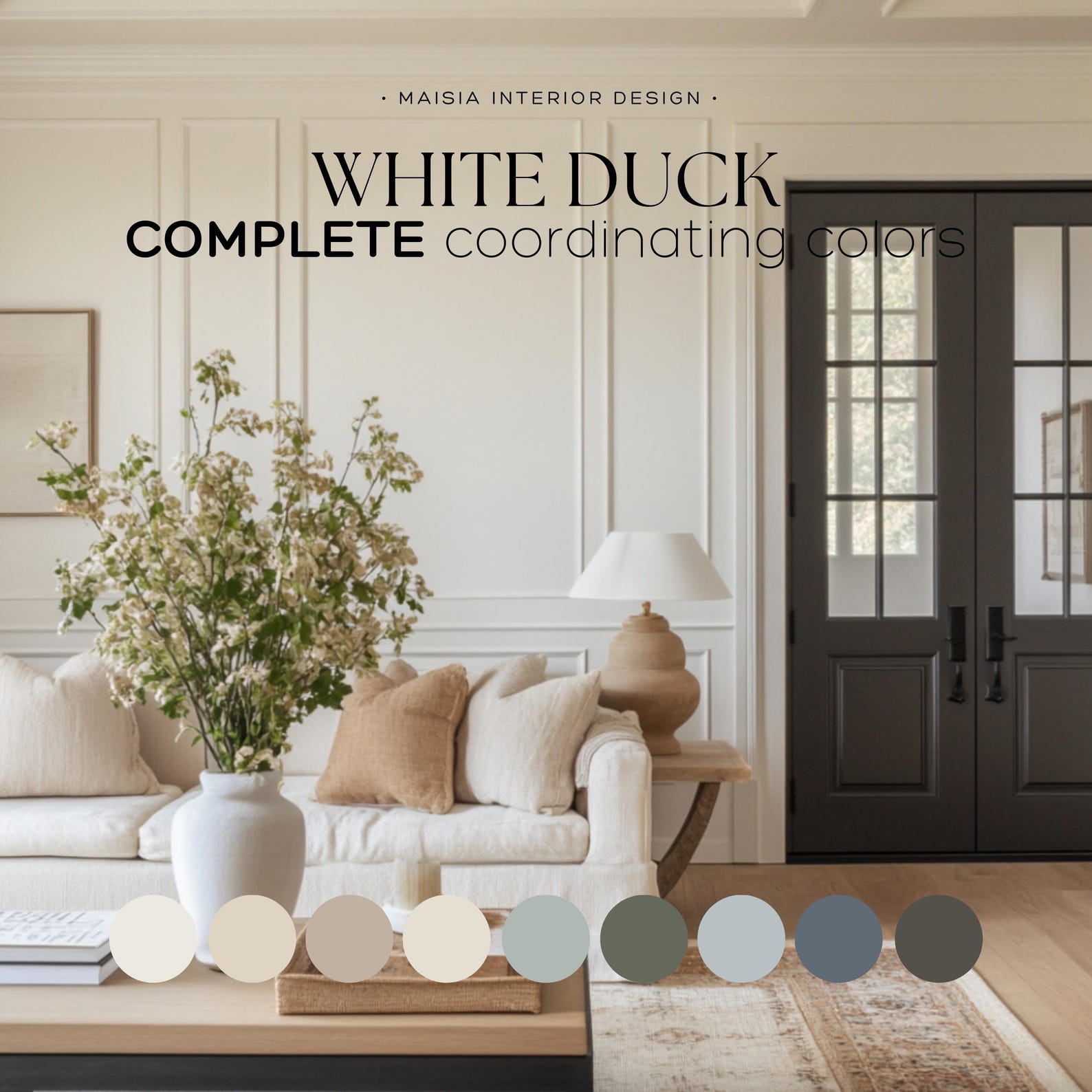WHITE DUCK Whole House Paint Palette Sherwin Williams Color Palette ...