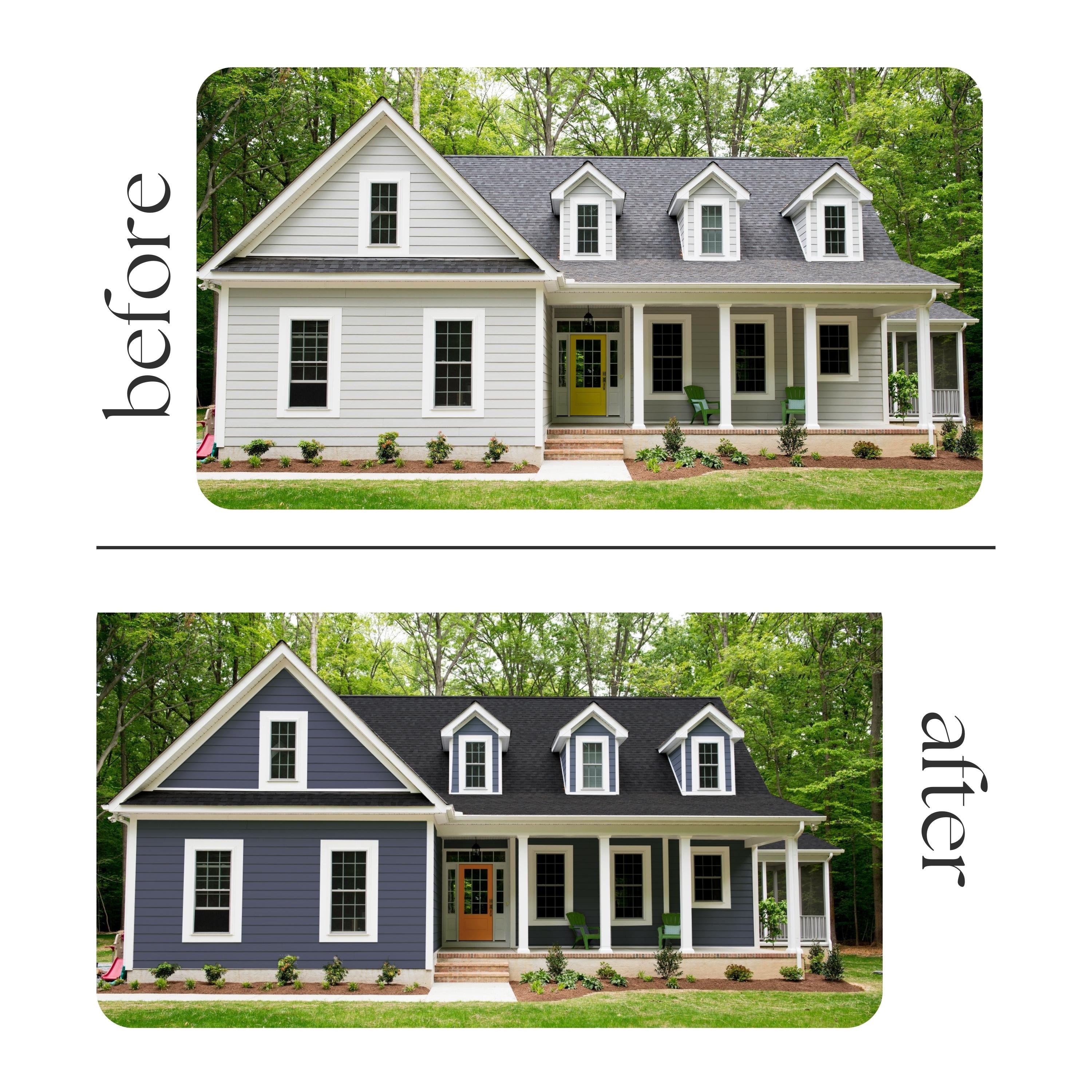 EXTERIOR PAINT RENDERING, Exterior Paint Color Combinations, Exterior ...