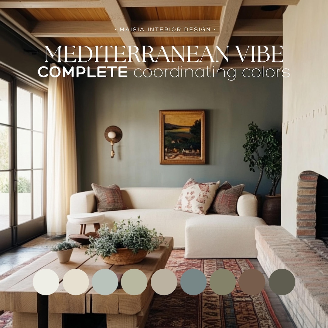 SPANISH Color for Home Benjamin Moore Color Palette Whole House Paint ...