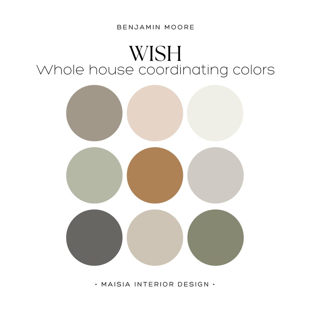 WISH Benjamin Moore Paint Palette Benjamin Moore Color Palette Paint ...