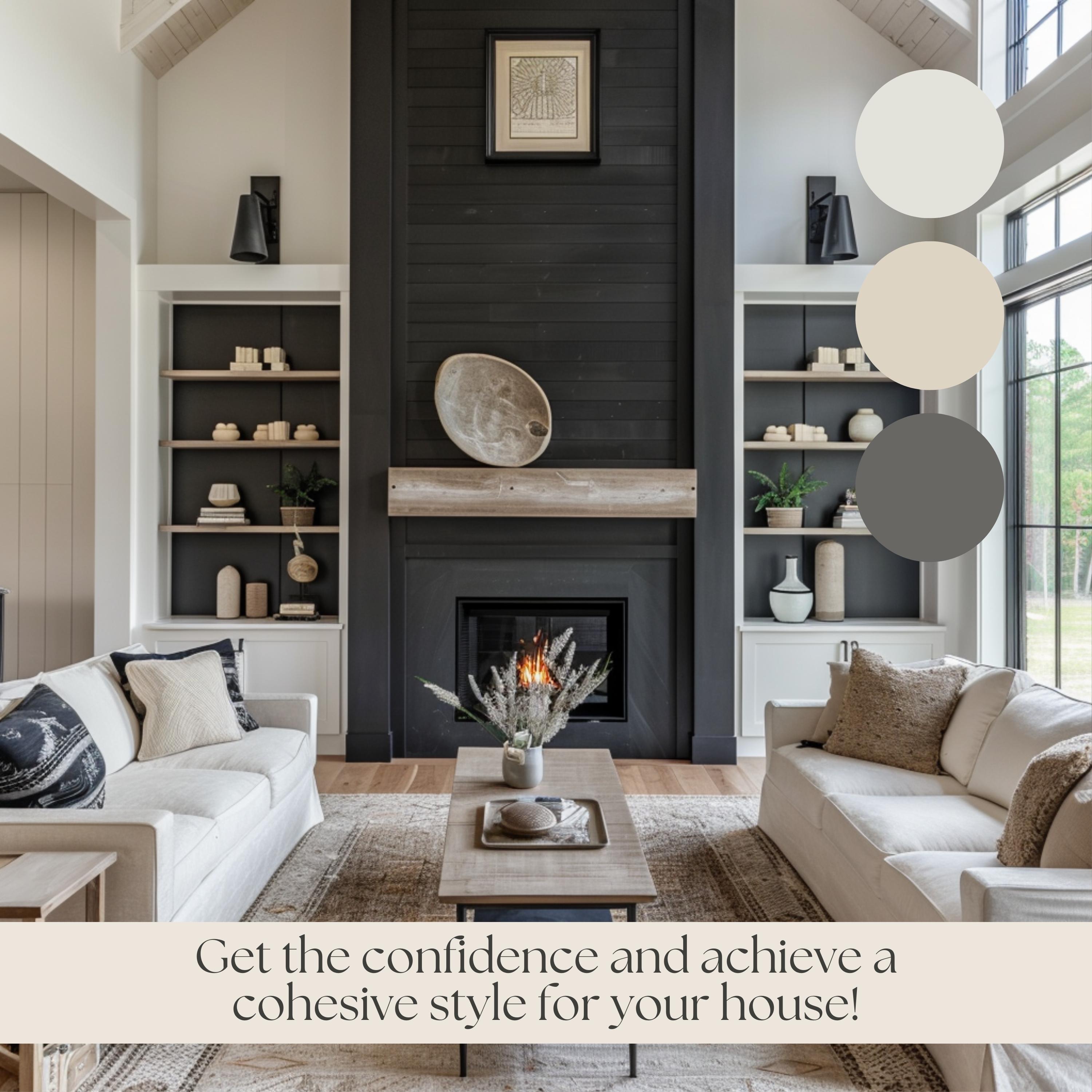 WHITE DOVE Color Palette Benjamin Moore Color Palette 2025 Whole House ...