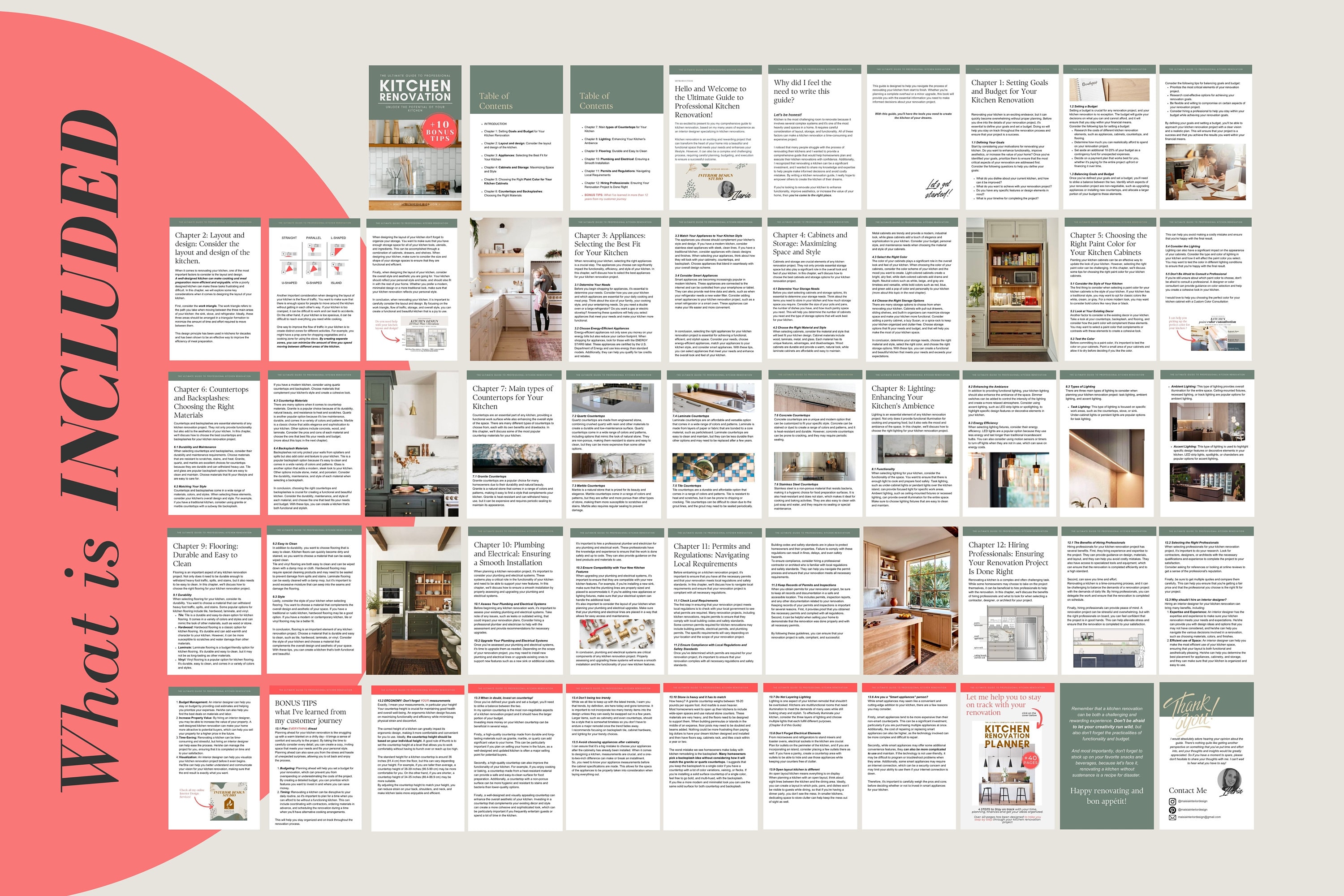 KITCHEN DESIGN GUIDE Kitchen Remodel Guide Kitchen - Etsy