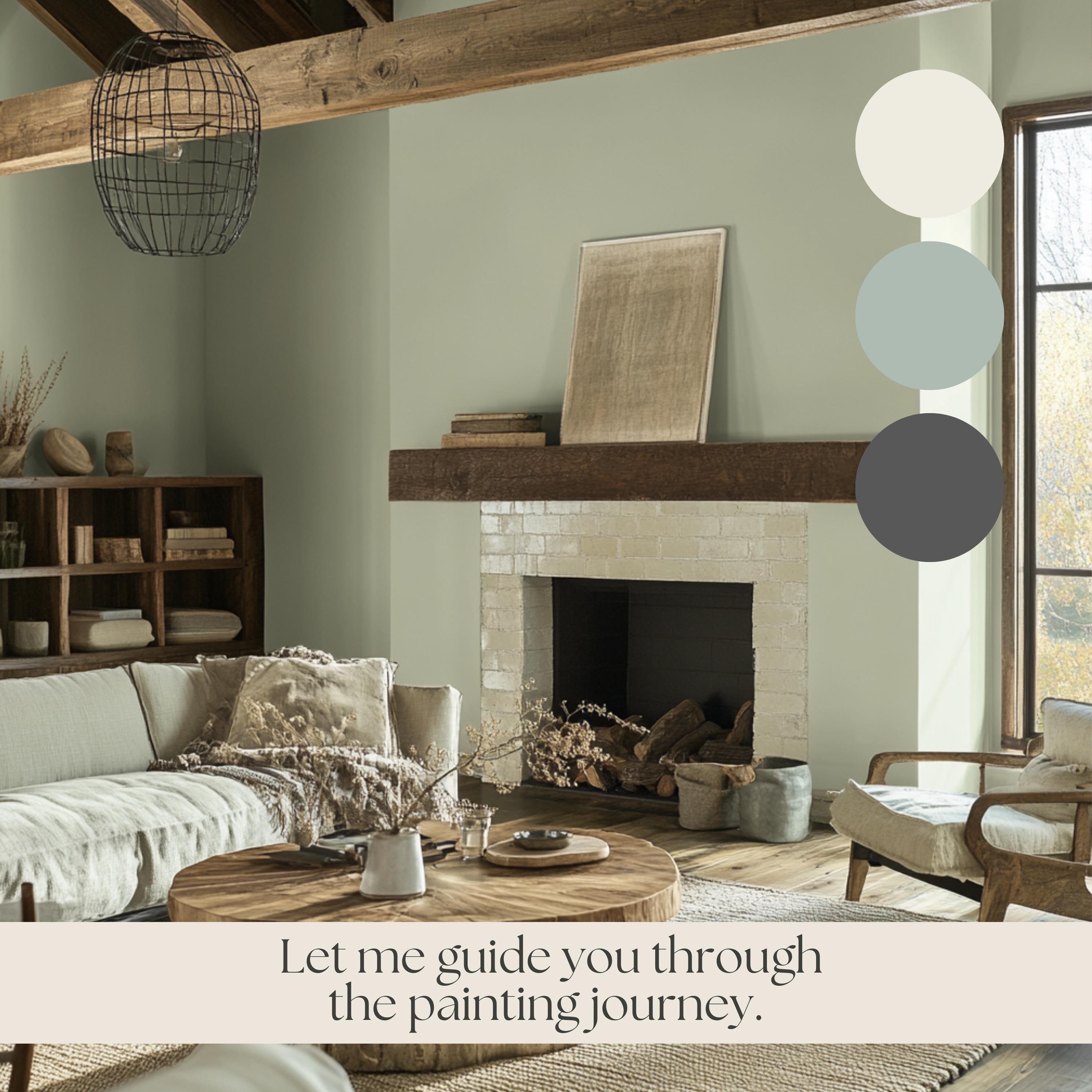 QUIETUDE Sherwin Williams Coordinated Color Palette for Interiors Calm ...