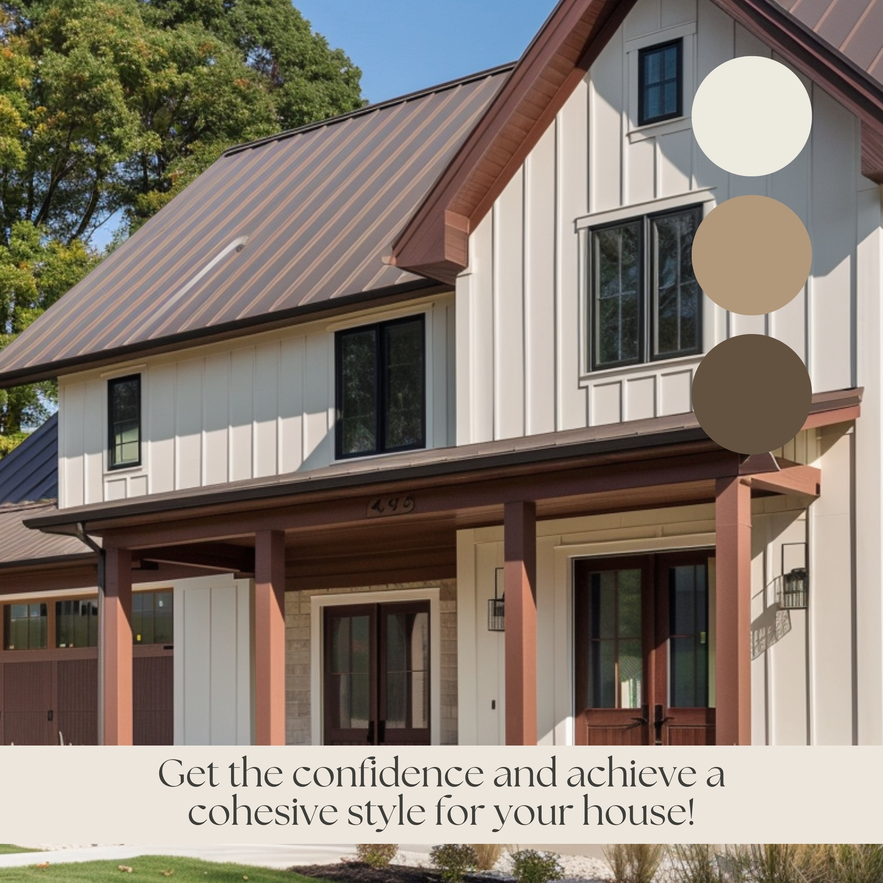 Modern Farmhouse EXTERIOR Sherwin Williams Color Palette House Paint ...