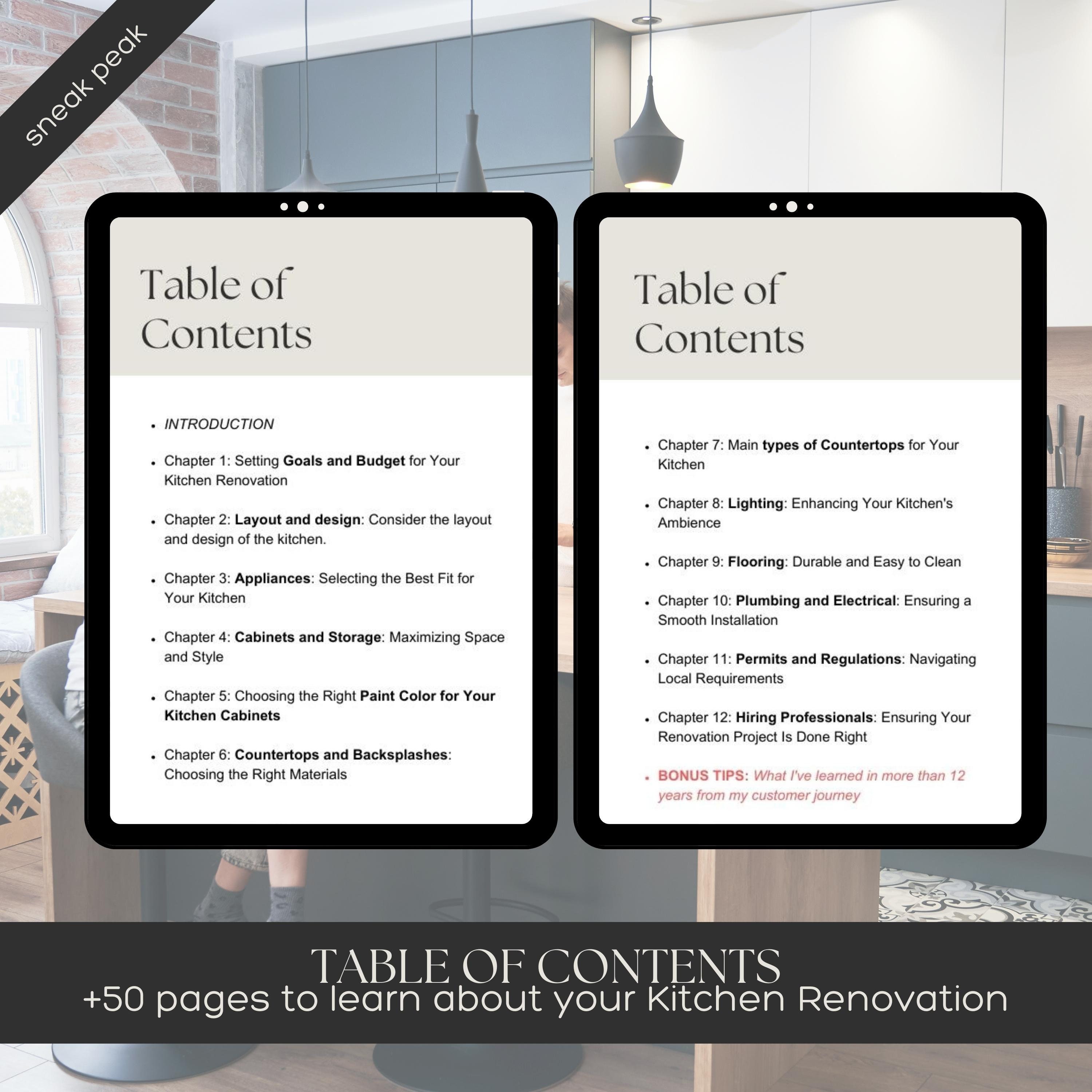 KITCHEN DESIGN GUIDE, Kitchen Remodel Guide, Kitchen Renovation Guide ...