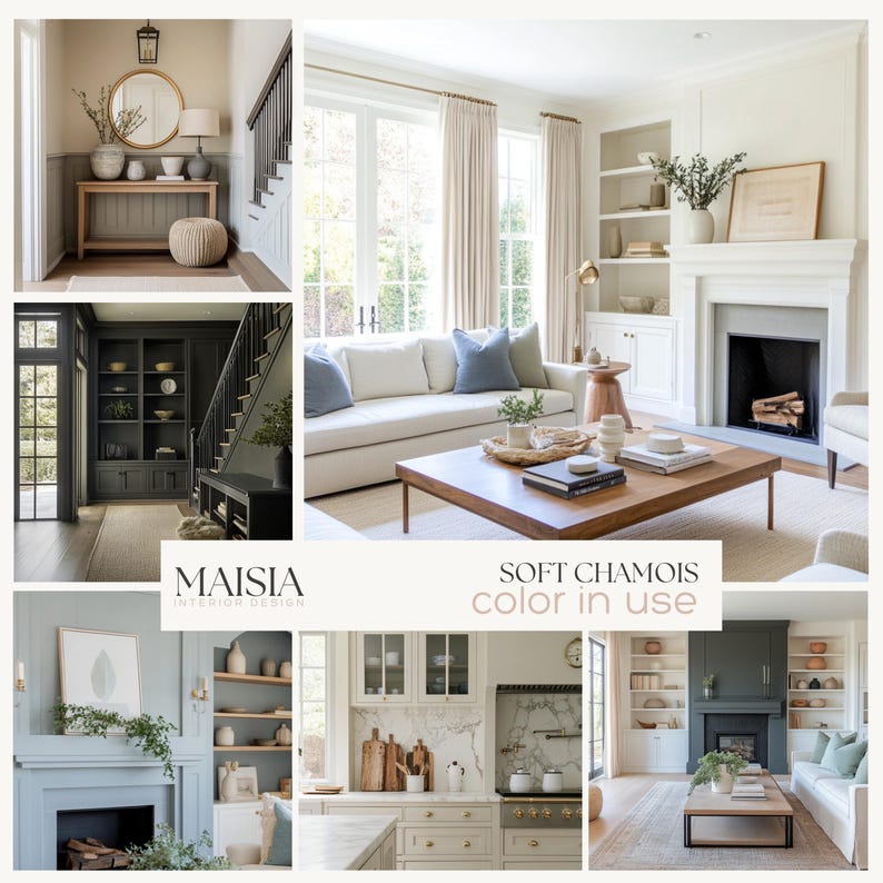 SOFT CHAMOIS Benjamin Moore Color Scheme Calm and Neutrals Paint Color ...